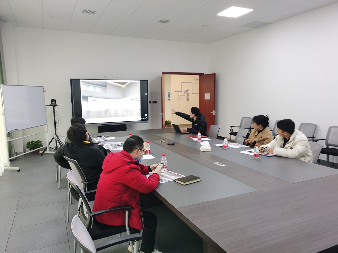 株洲高新区大数据资源局召开天元工业软件园展厅设计工作讨论会